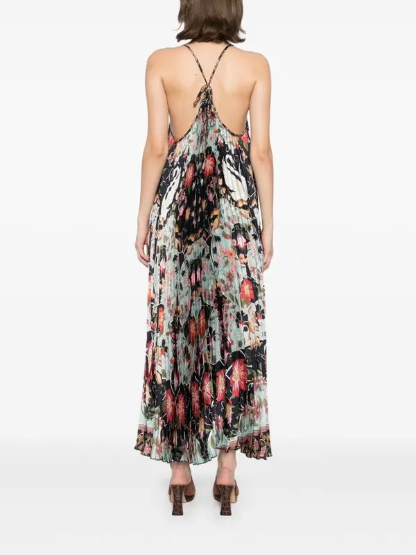 Farm Rio Pleated Sleeveless Dress