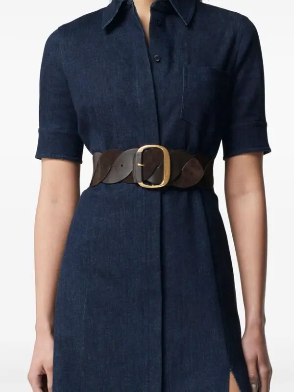 Altuzarra Twist Braid Belt - Brown