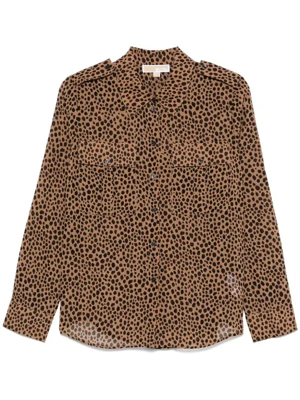 Michael Kors Leopard-print Shirt