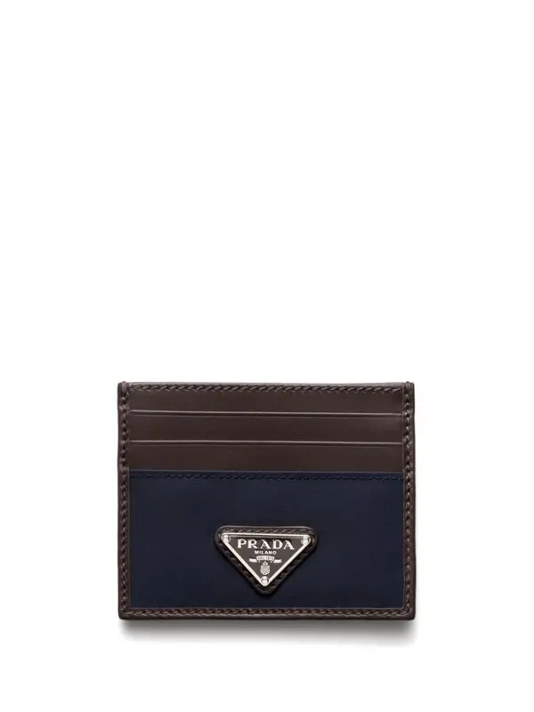 Prada Triangle-logo Wallet - Blue