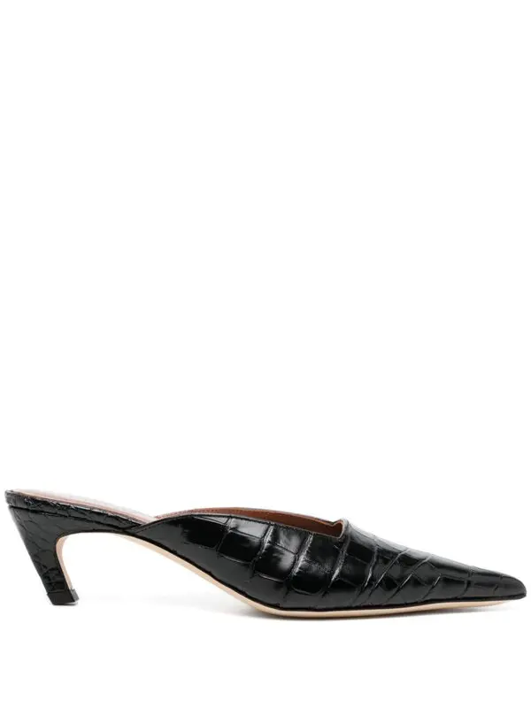 REJINA PYO 60mm Mathilde Mules - Black
