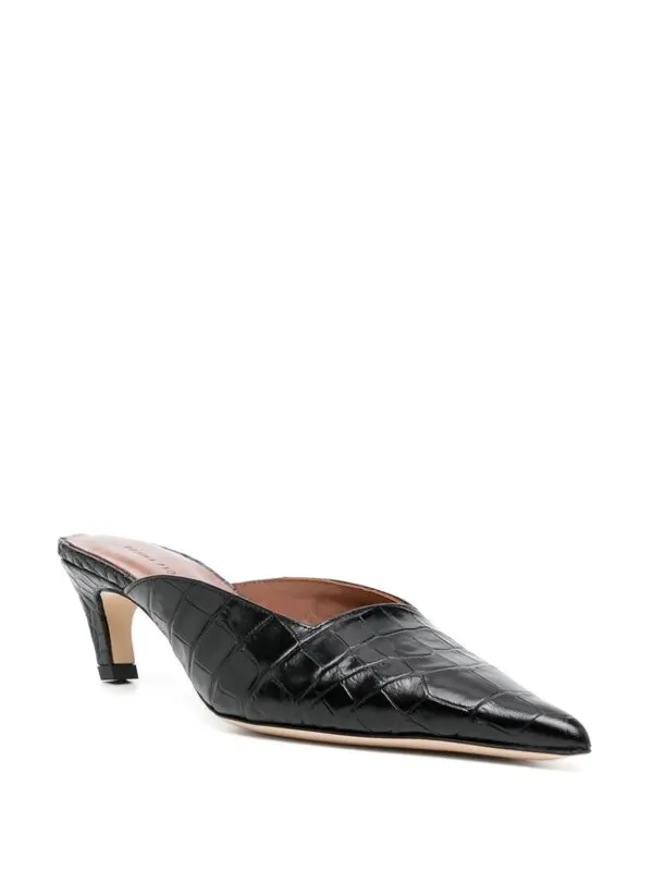 REJINA PYO 60mm Mathilde Mules - Black