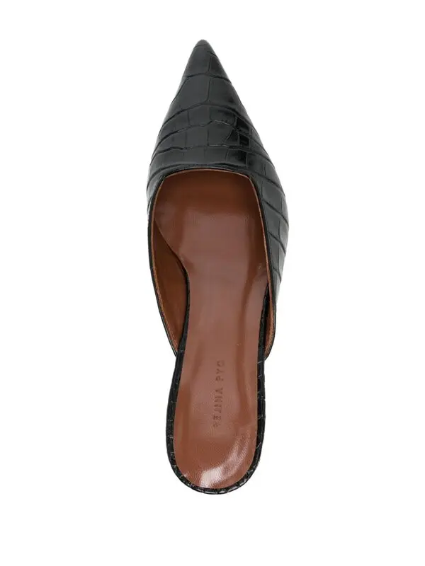 REJINA PYO 60mm Mathilde Mules - Black