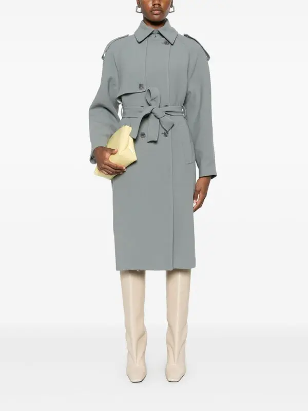 Patrizia Pepe Twill Trench Coat