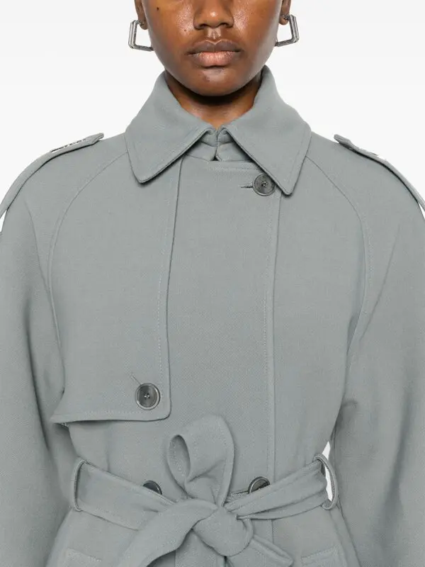 Patrizia Pepe Twill Trench Coat