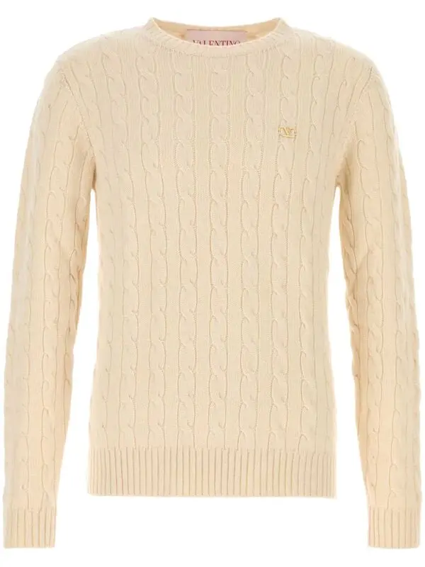 Valentino Garavani Cashmere Sweater - Neutrals