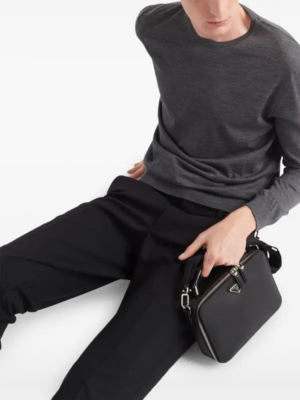 Prada Wool Extra-slim Fit Trousers