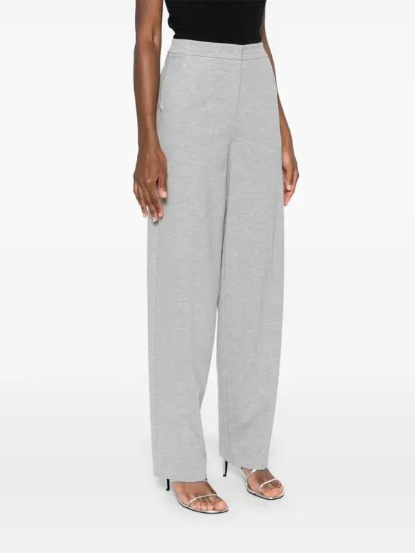 Patrizia Pepe Straight-leg Trousers - Grey