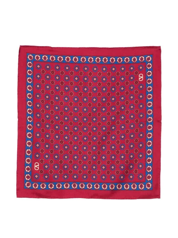 Valentino Garavani Chamber Pocket Square - Red