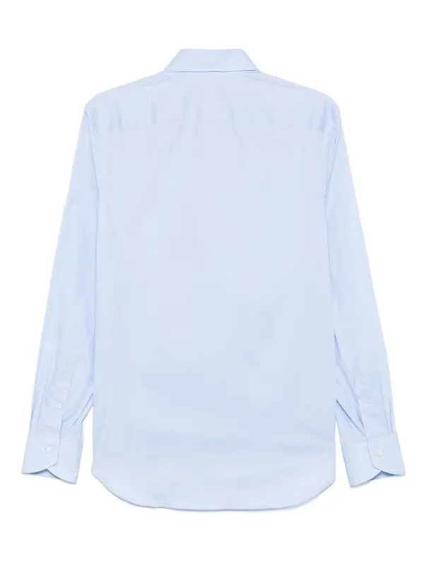 Canali Poplin Shirt - Blue
