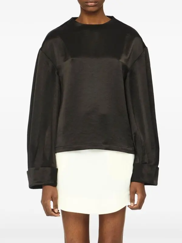 JW Anderson Turn-up Cuffs Blouse - Black
