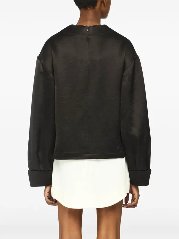 JW Anderson Turn-up Cuffs Blouse - Black