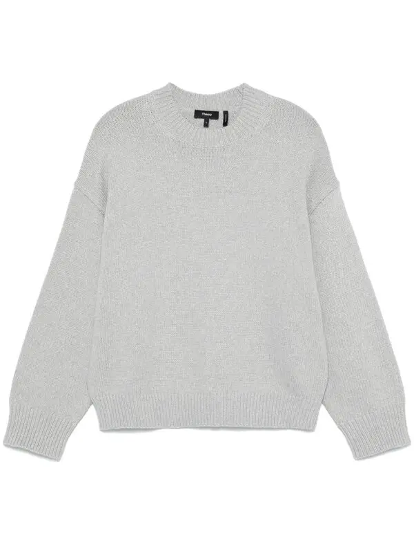 Theory Crew Neck Sweater - Grey