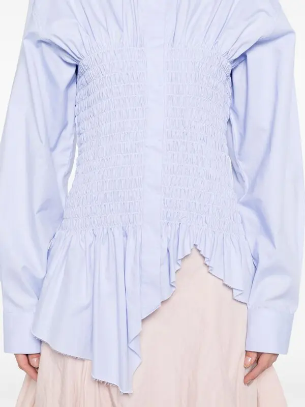 MARQUES' ALMEIDA Smocked Shirt