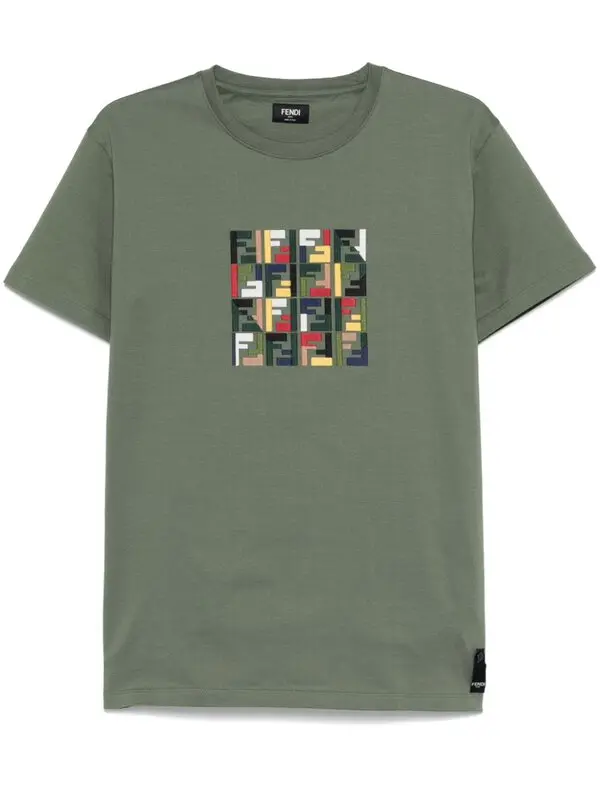 Fendi Cotton T-shirt - Grey