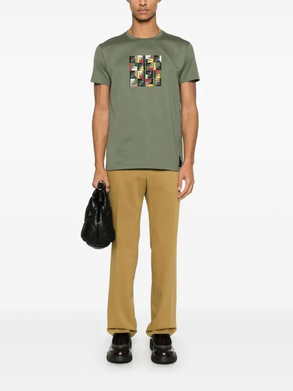 Fendi Cotton T-shirt - Grey