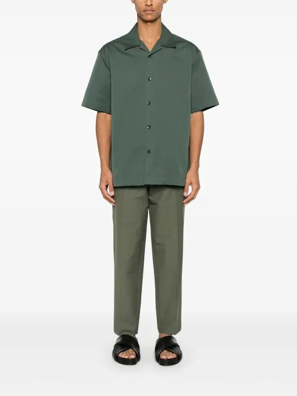 JIL SANDER Tapered Trousers - Green