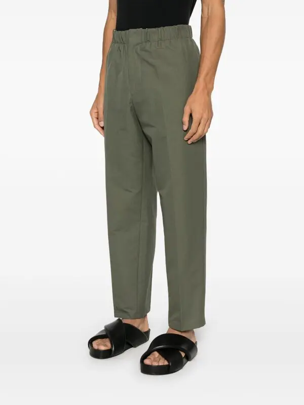 JIL SANDER Tapered Trousers - Green