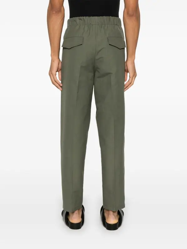 JIL SANDER Tapered Trousers - Green