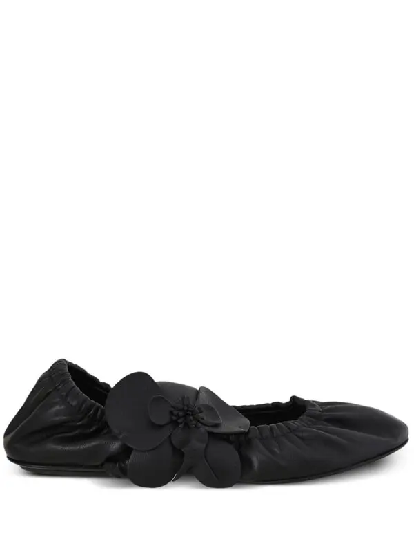 Zimmermann Orchid Ballet Flats - Black