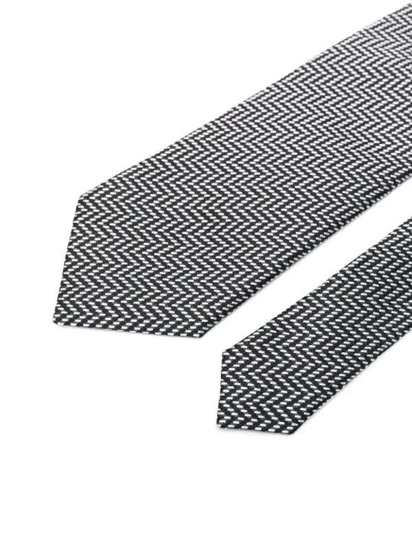 TOM FORD Chevron-pattern Neck Tie