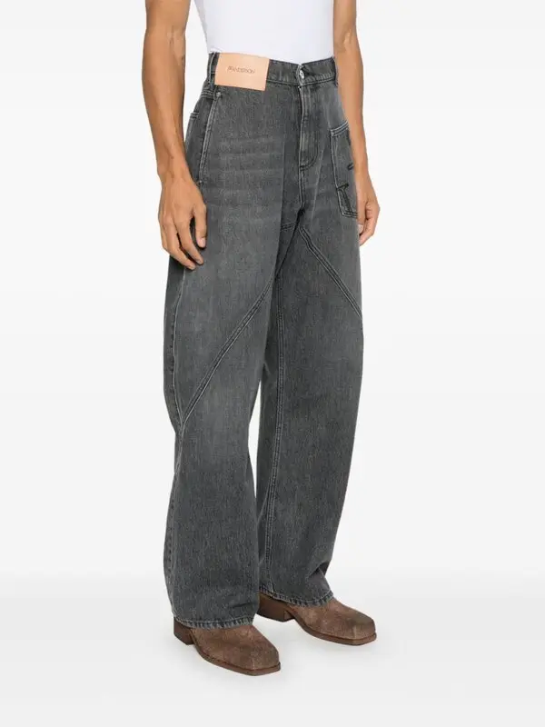 JW Anderson Twisted Workwear Jeans - Grey