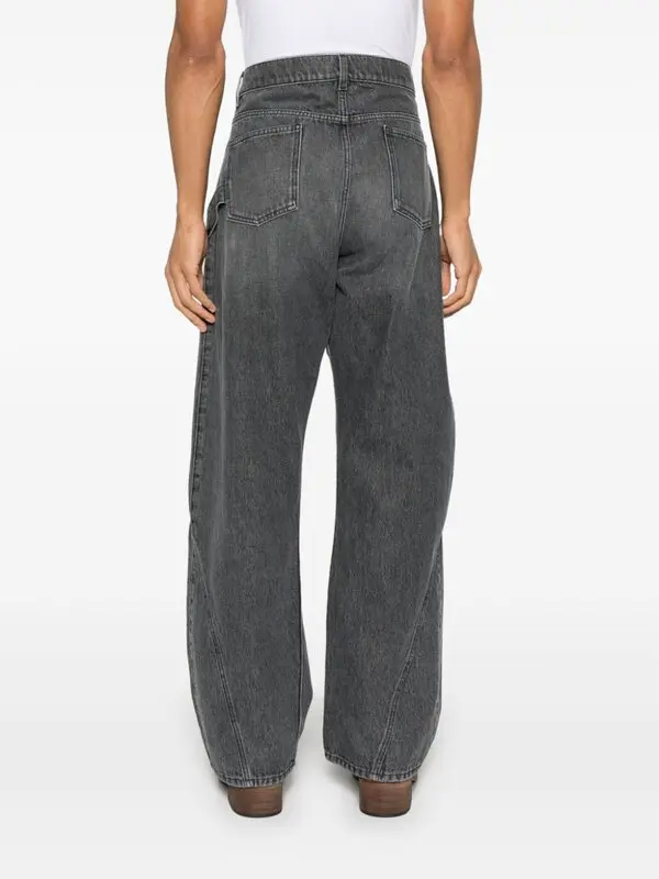 JW Anderson Twisted Workwear Jeans - Grey
