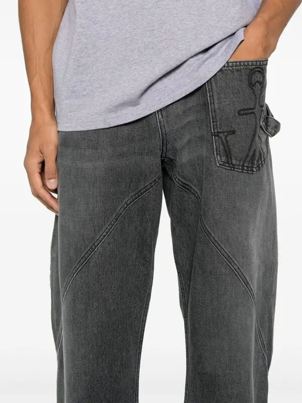 JW Anderson Twisted Workwear Jeans - Grey