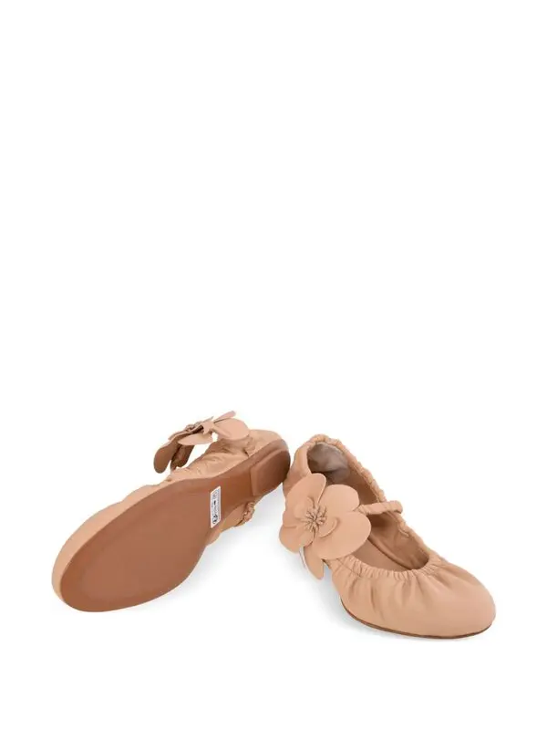 Zimmermann Orchid Ballet Flats - Neutrals