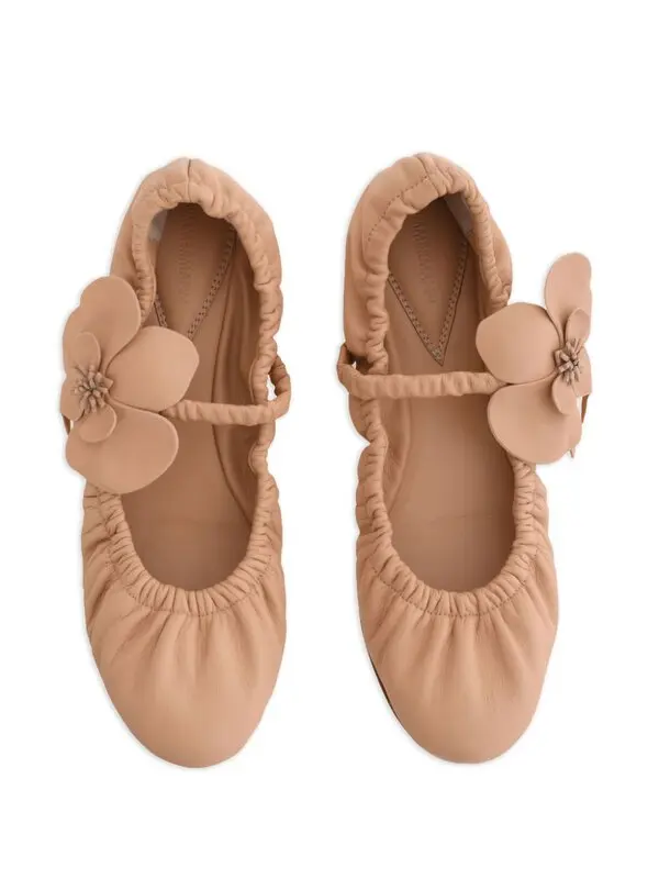 Zimmermann Orchid Ballet Flats - Neutrals