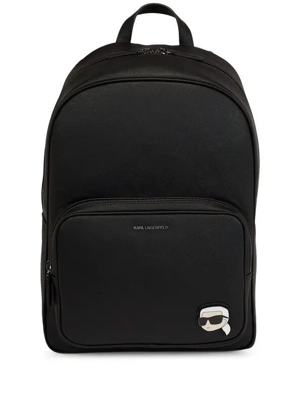 Karl Lagerfeld Ikon Kore Small Backpack - Black