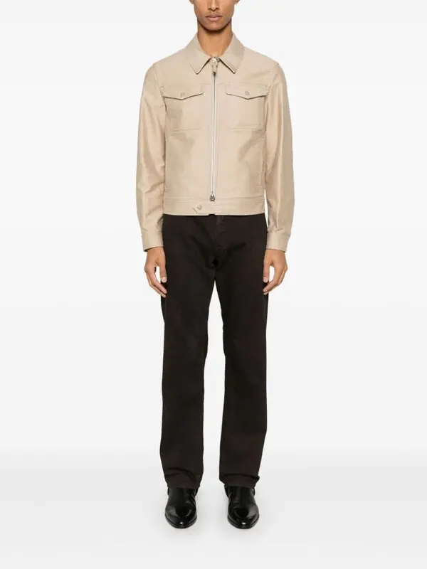 TOM FORD Gabardine-weave Jacket - Neutrals