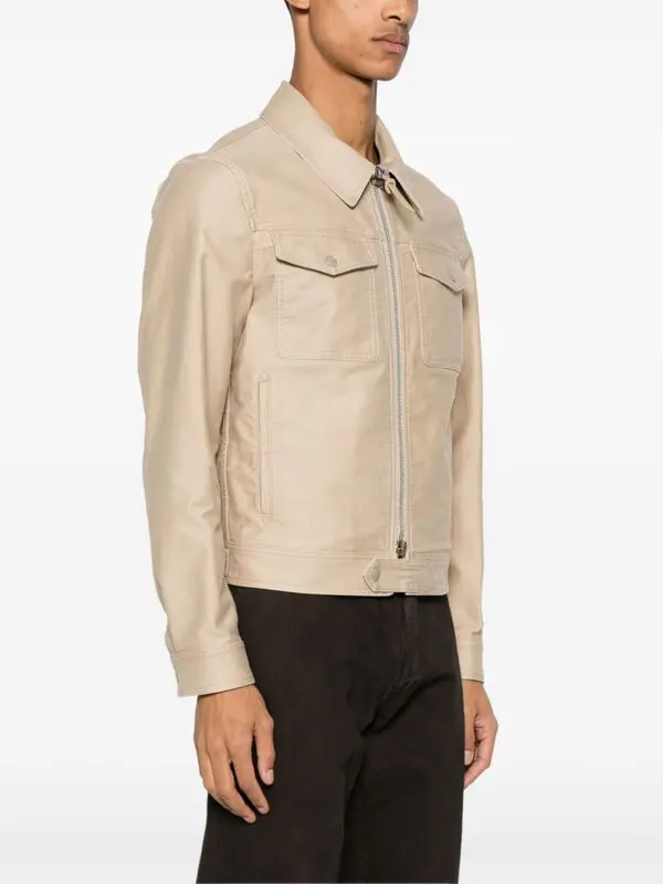 TOM FORD Gabardine-weave Jacket - Neutrals