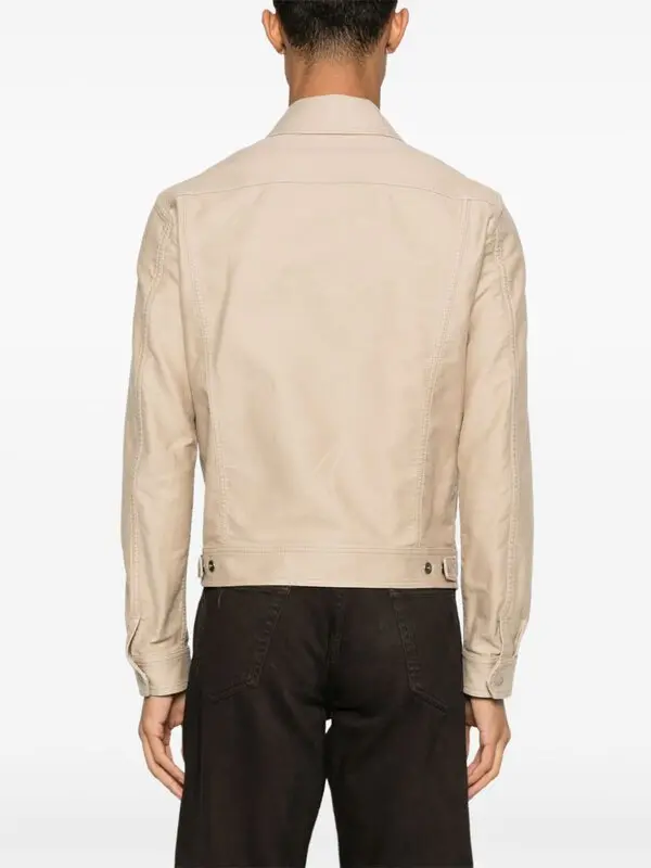 TOM FORD Gabardine-weave Jacket - Neutrals