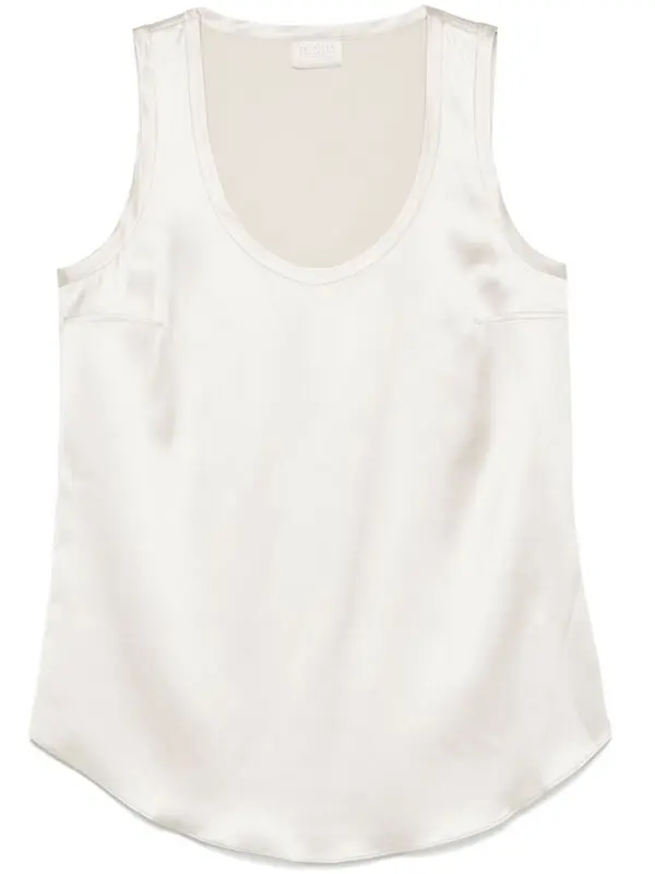 Brunello Cucinelli Satin Top