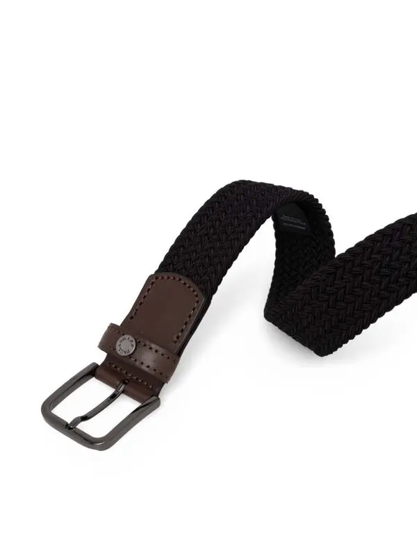 Paul & Shark Interwoven Belt - Black