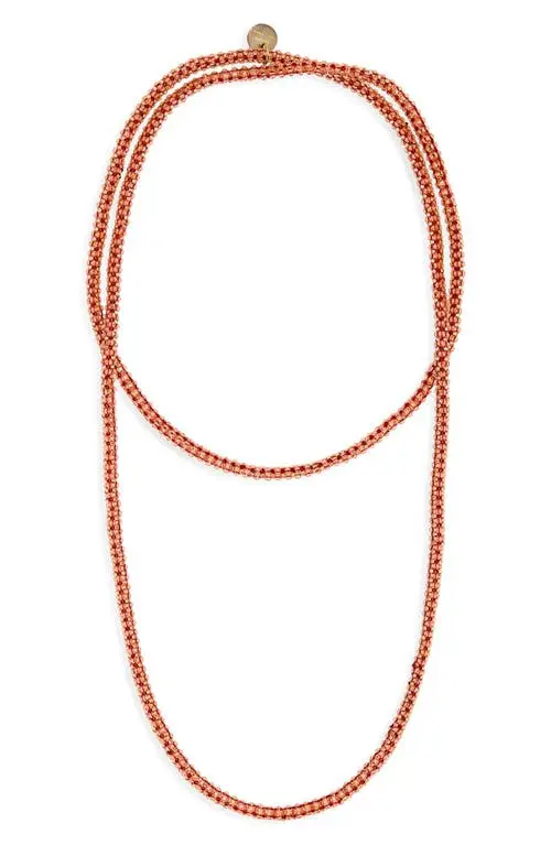 Deepa Gurnani Bethany Beaded Necklace - Fuchsia