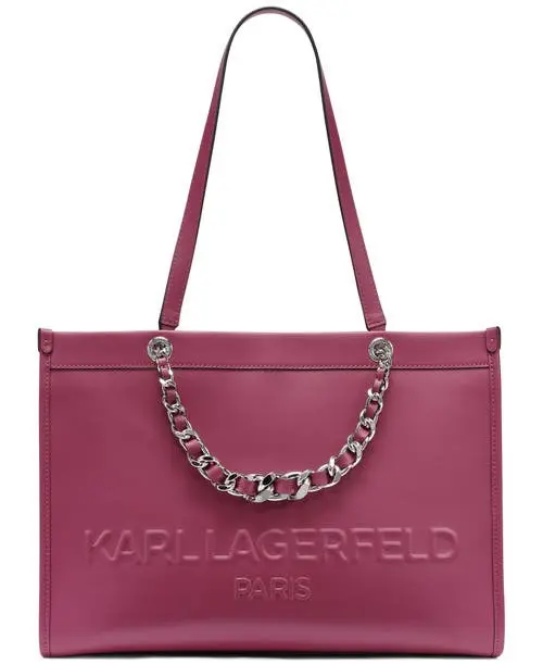 Karl Lagerfeld Paris Savoie Tote - Currant