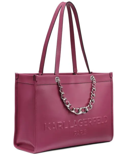 Karl Lagerfeld Paris Savoie Tote - Currant