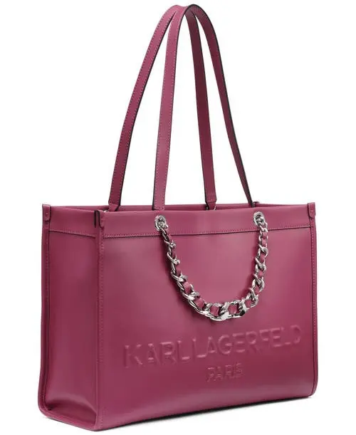 Karl Lagerfeld Paris Savoie Tote - Currant