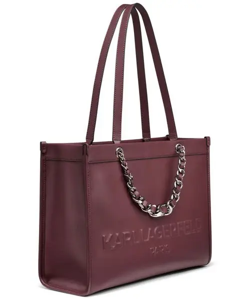 Karl Lagerfeld Paris Savoie Tote - Raisin
