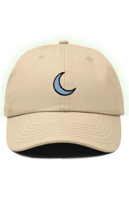 DALIX Moon Baseball Cap - Khaki