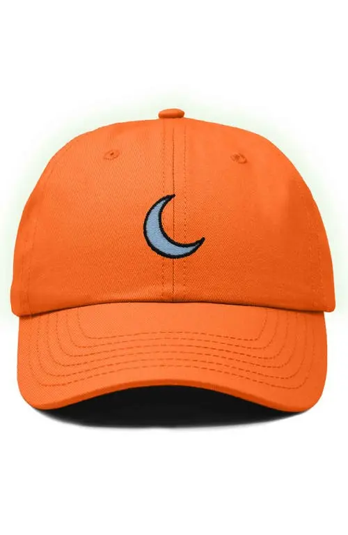 DALIX Moon Baseball Cap - Orange