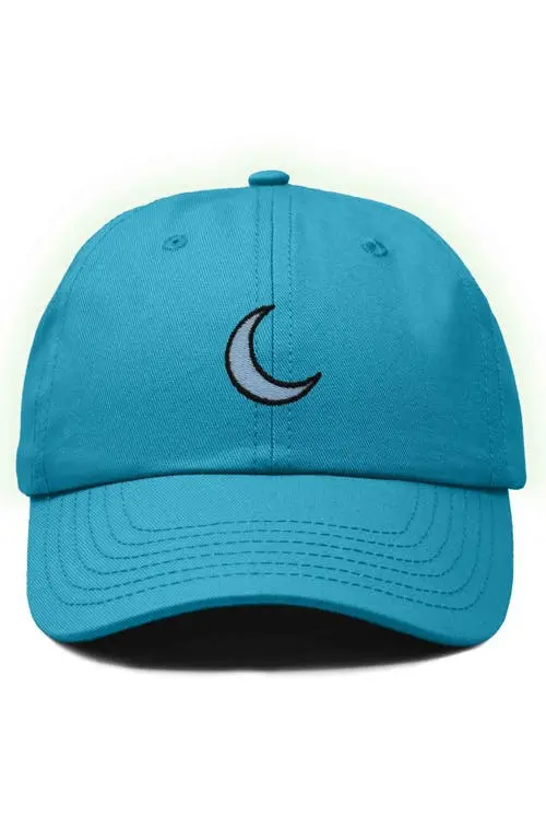 DALIX Moon Baseball Cap - Teal