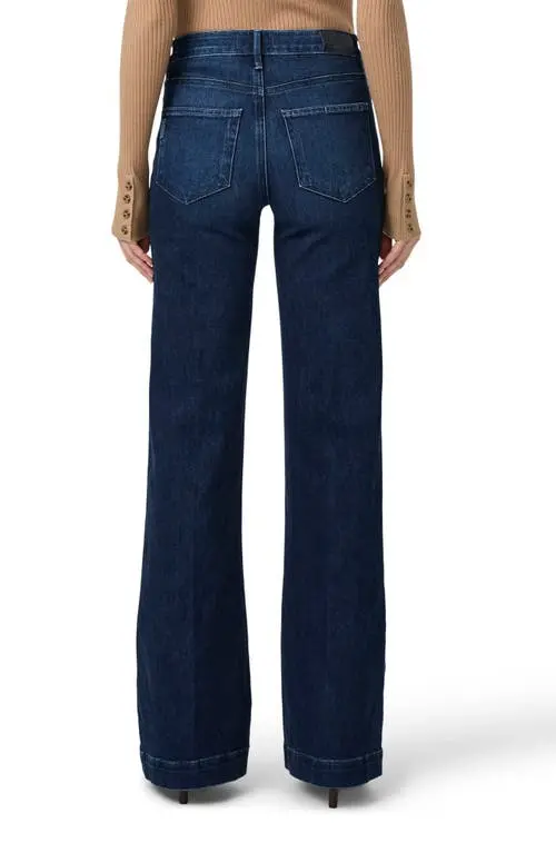 Paige Leenah High-waist Wide-leg Jeans - Praline