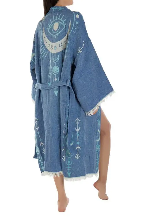 FOREVER & ALWAYS SHOES Lunamoon Handmade Boho Cotton Robe Cover-up