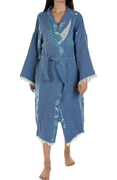 FOREVER & ALWAYS SHOES Lunamoon Handmade Boho Cotton Robe Cover-up