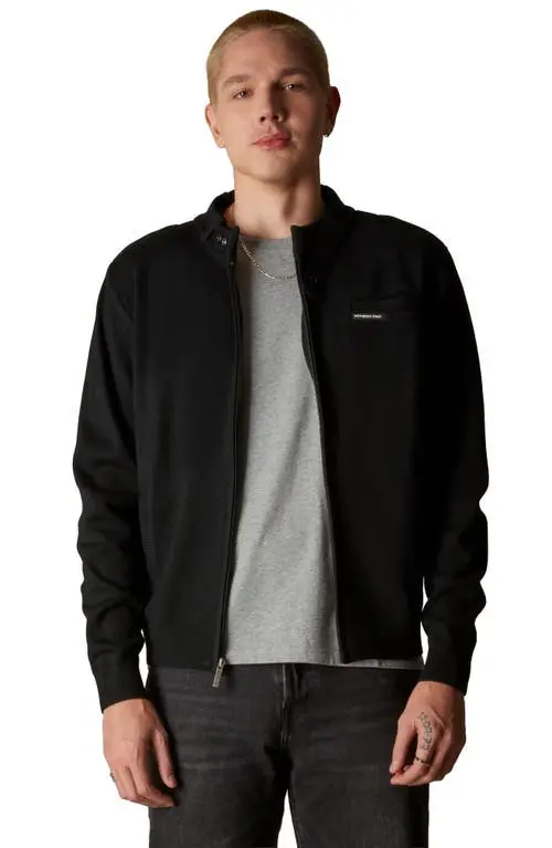 MEMBERS ONLY Iconic Racer Sweater - Navy