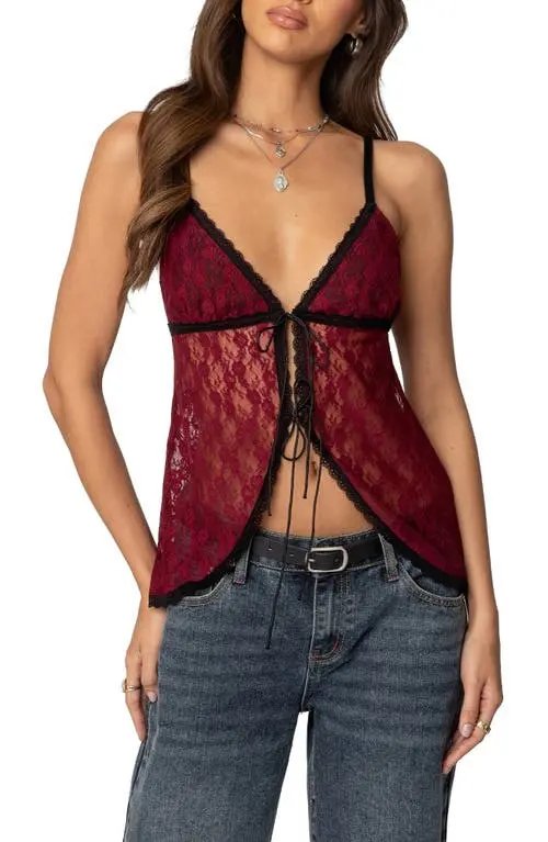 EDIKTED Maude Lace Camisole