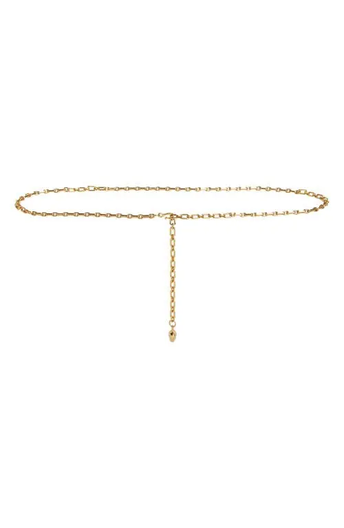 Madewell Chain Belt - Coffee Gold